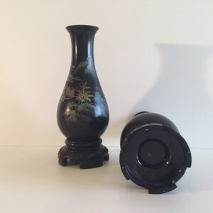 Japanese Bakelite (1940s) Vase Pair-tray Set - Etsy