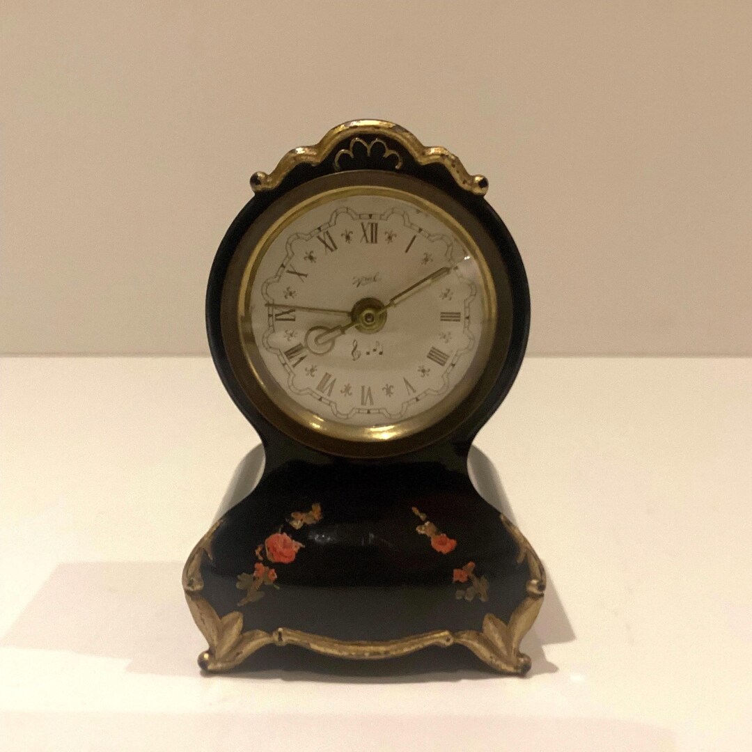 Table Alarm Clock (1950s) “ariel” Musical Alarm Made in Switzerland - Etsy