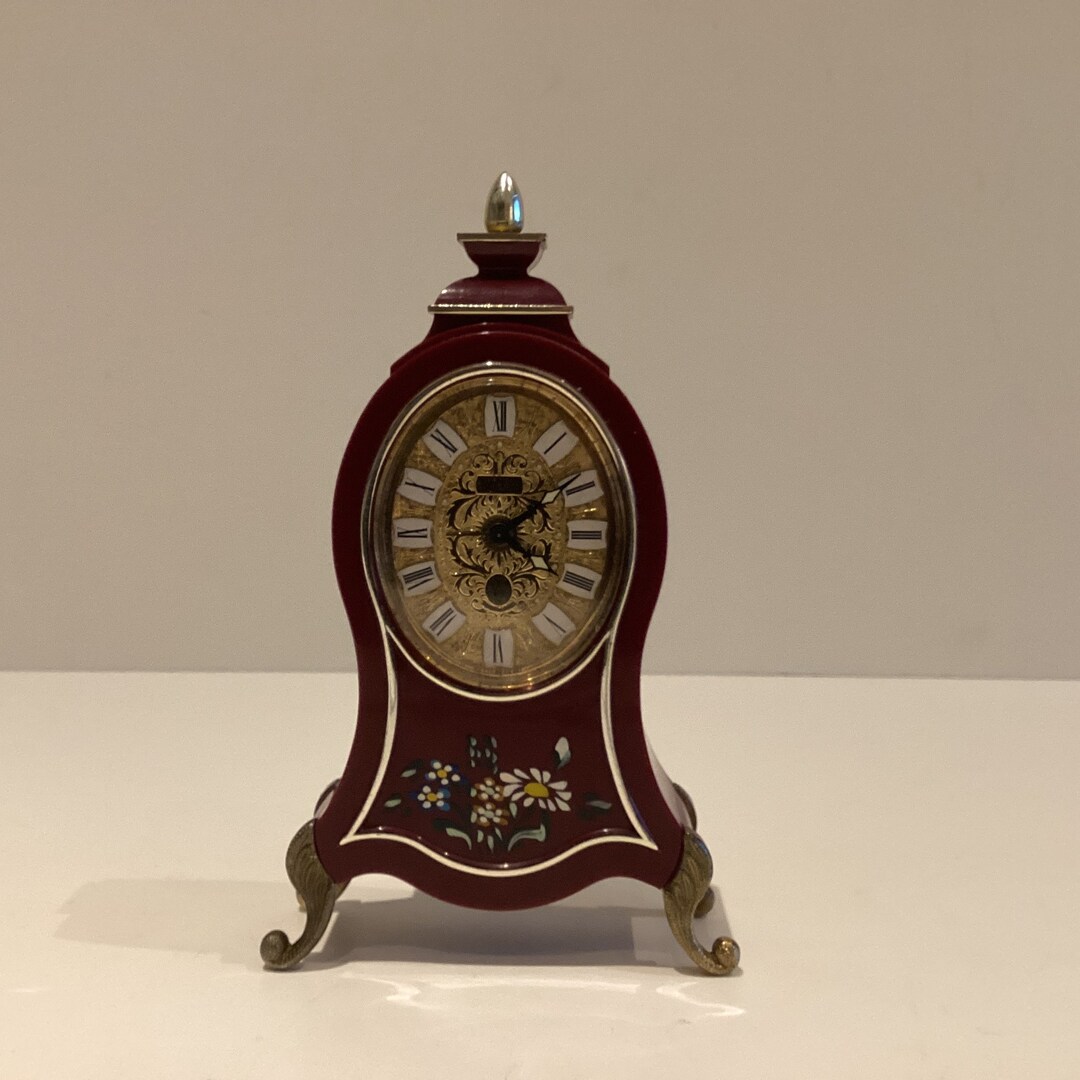 Rare Vox Alarm Germany Clock (1950s) Switzerland Music Box Gueissaz ...