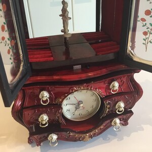 Rare Music Box Clock Cabinet 1970s Made in Japan - Etsy