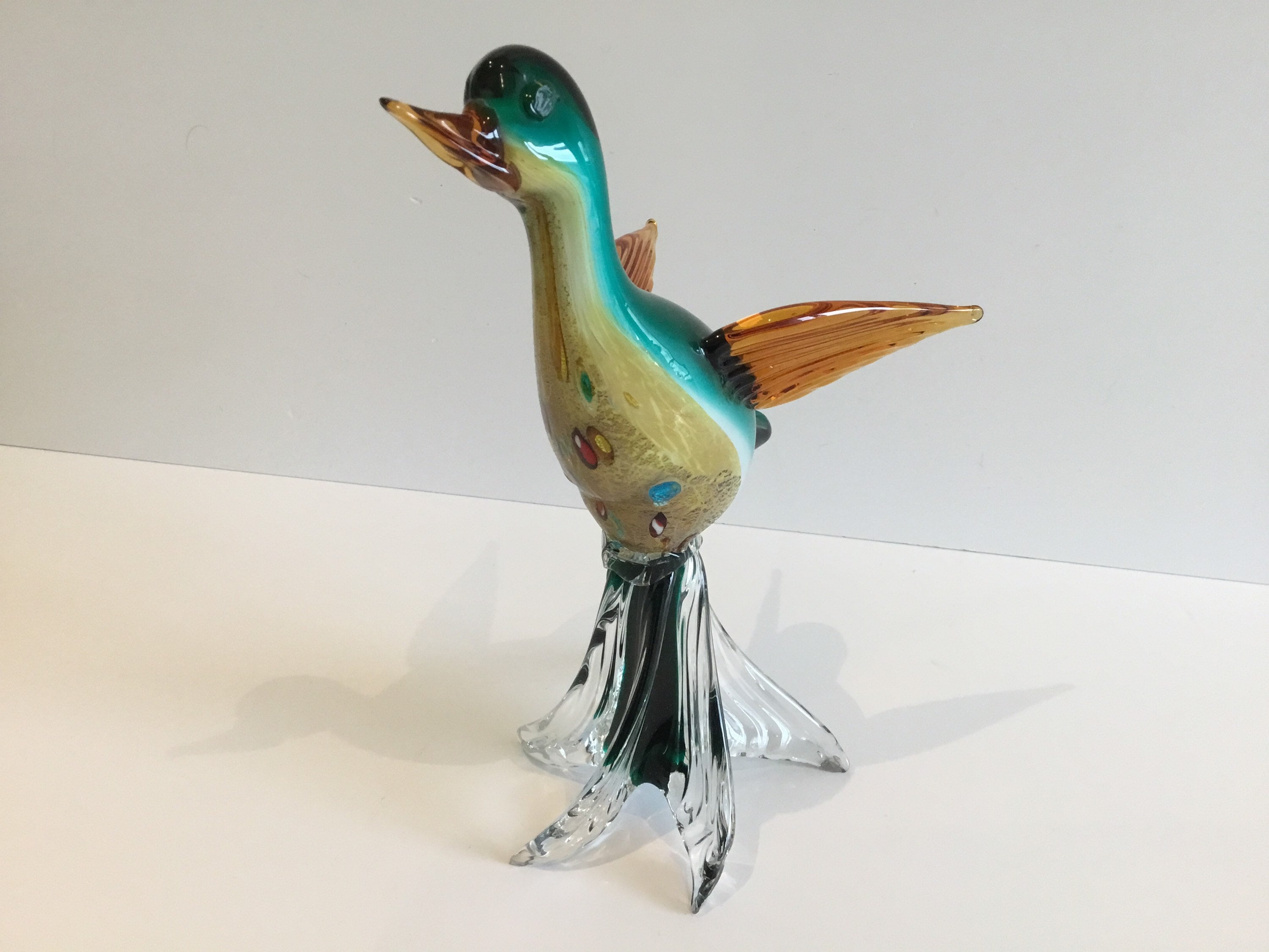 Murano Glass Duck (1960s) Made in Italy - Etsy