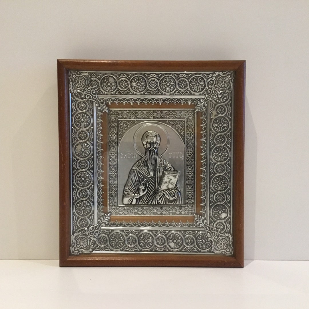 Saint Tito Icon (1960s) Made in Greece - Etsy