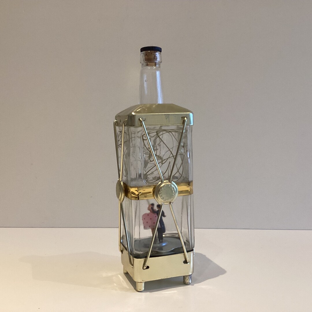 Dancers Bottle (1950s) Decanter Music Box - Etsy
