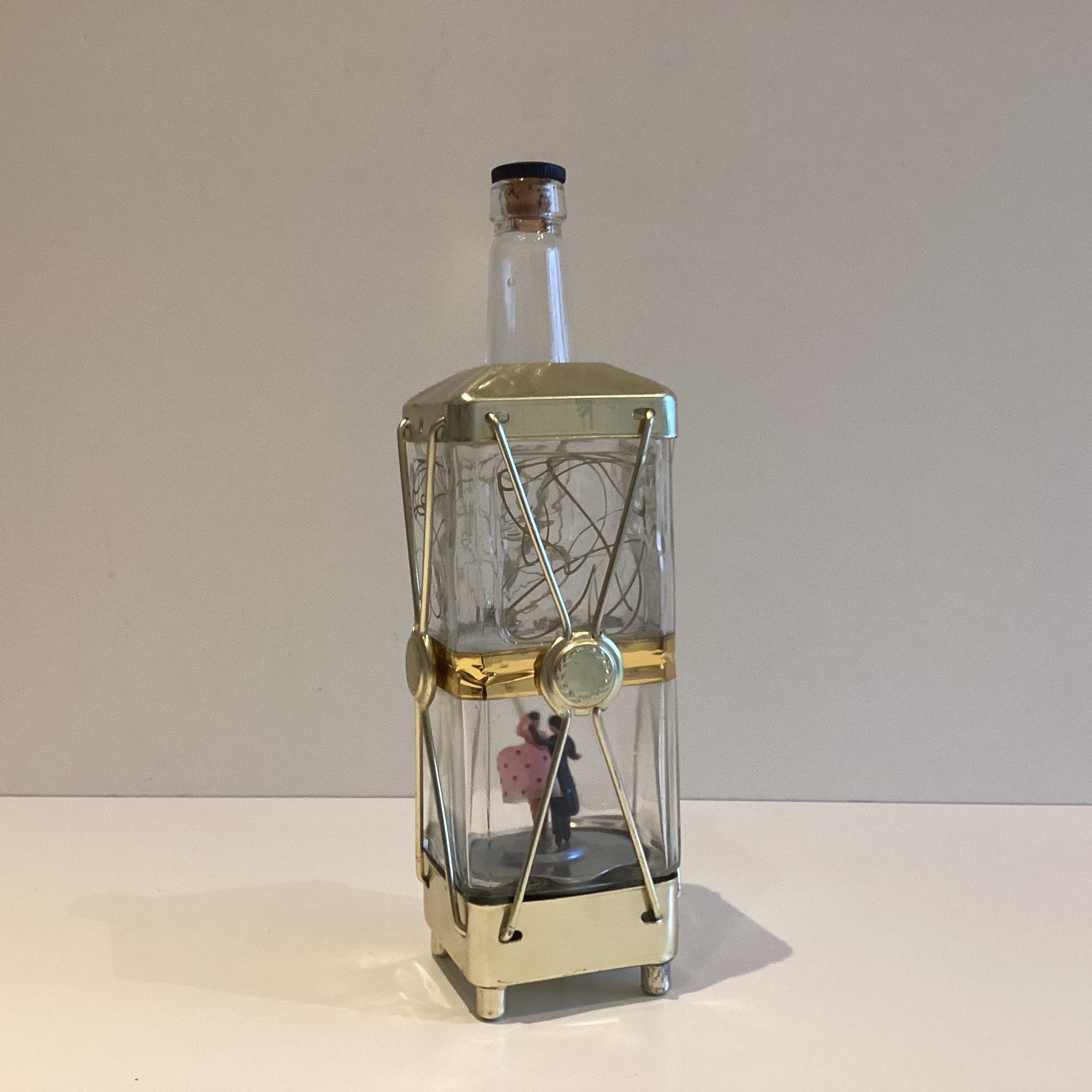 Dancers Bottle 1950s Decanter Music Box - Etsy