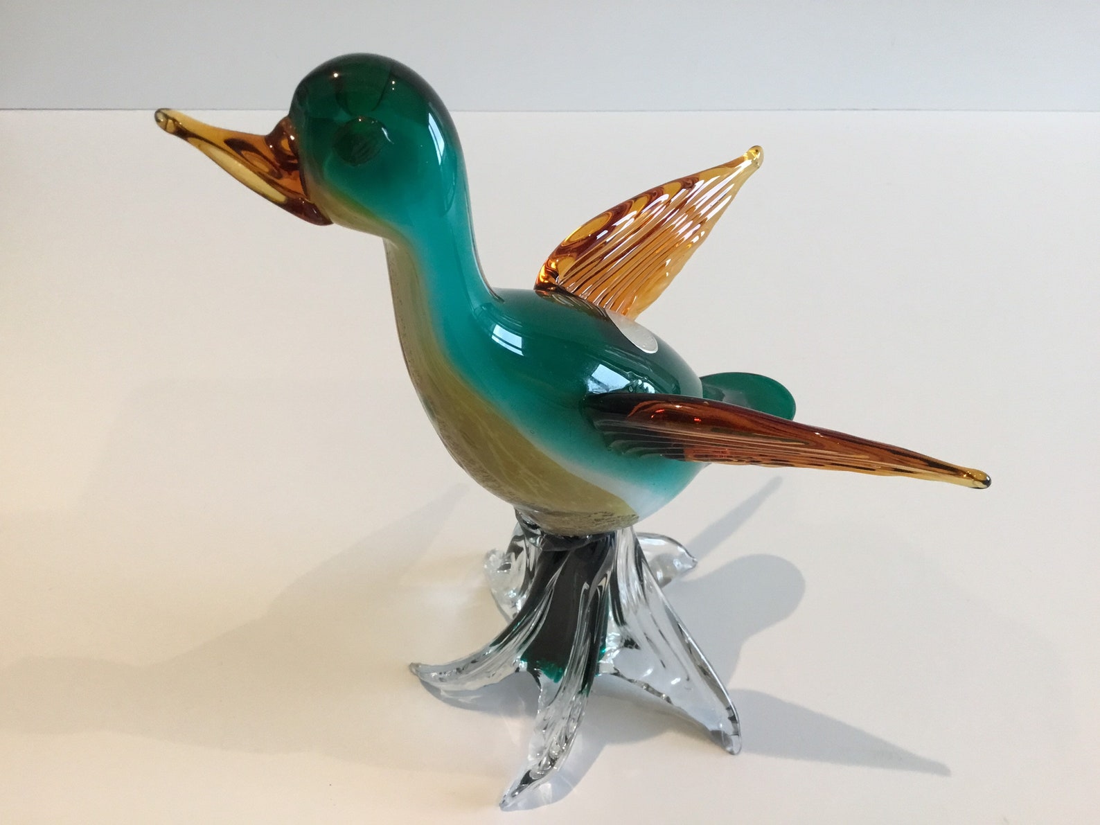 Murano Glass Duck (1960s) Made in Italy - Etsy