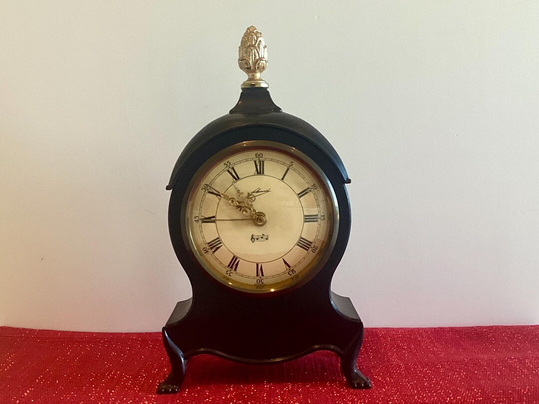 Vintage Clock | Schmid 1960s Musical Alarm Reuge Music Box - Etsy