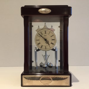 Large Haller Table Clock With Torsion Pendulum (1980s) Anniversary Made ...