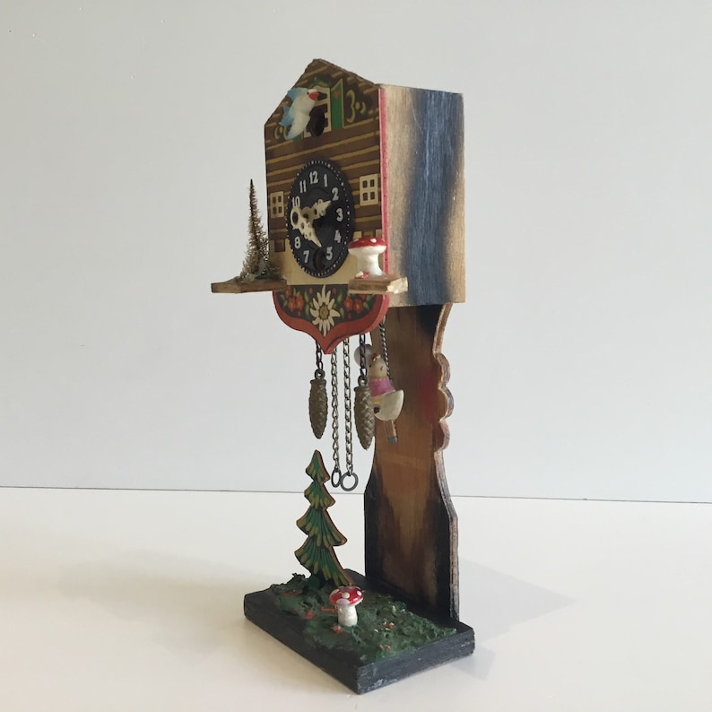 Rare Pendulum Table Clock 1950s Made in Switzerland - Etsy