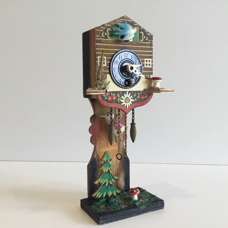 Rare Pendulum Table Clock 1950s Made in Switzerland - Etsy