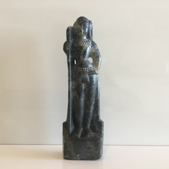 Hindu Stone Statuette 1800s Indian Statuette | Etsy