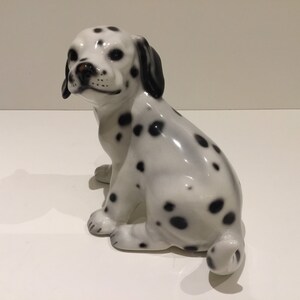 Dalmatian Dog Figurine (1970s) Ronzan Ceramiche Lenci Scool Made in ...