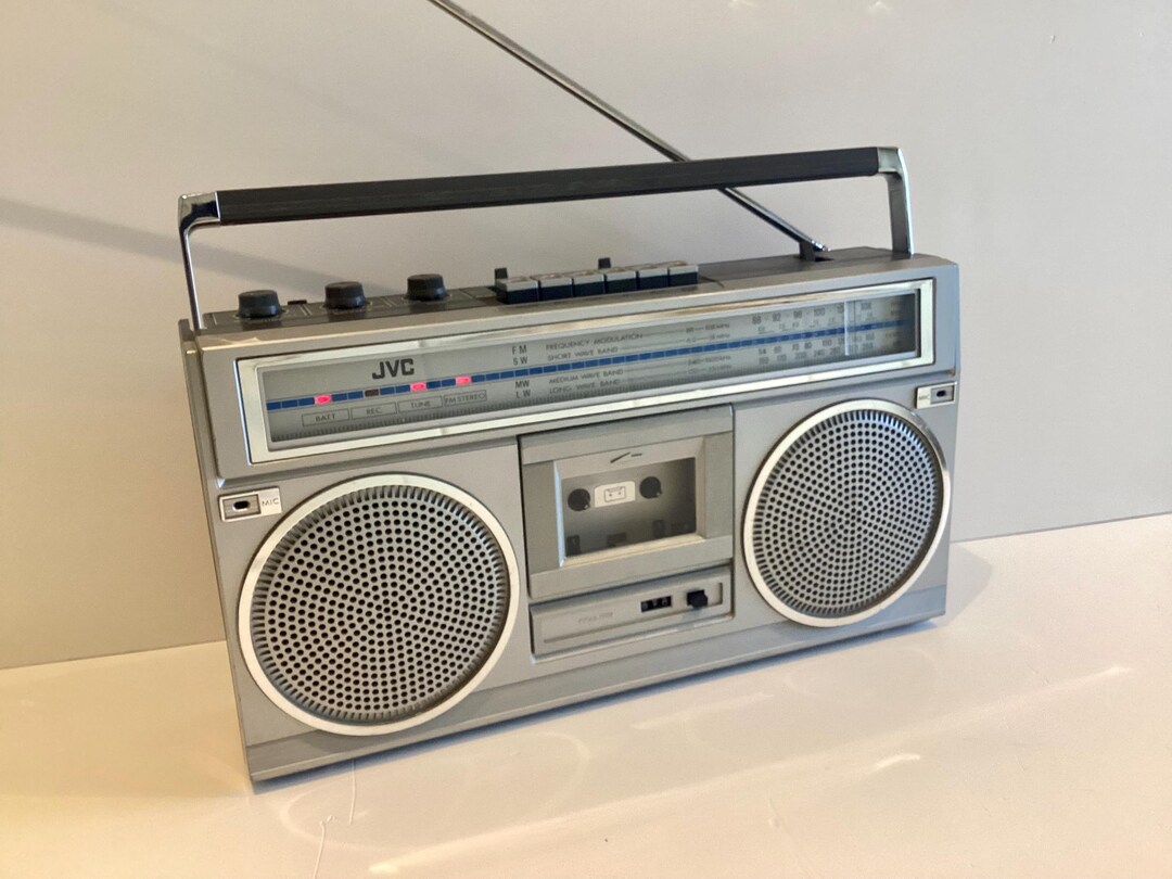 Vintage Boombox | JVC RC- 555 L (japan 1980s) Stereo Radio Cassette ...