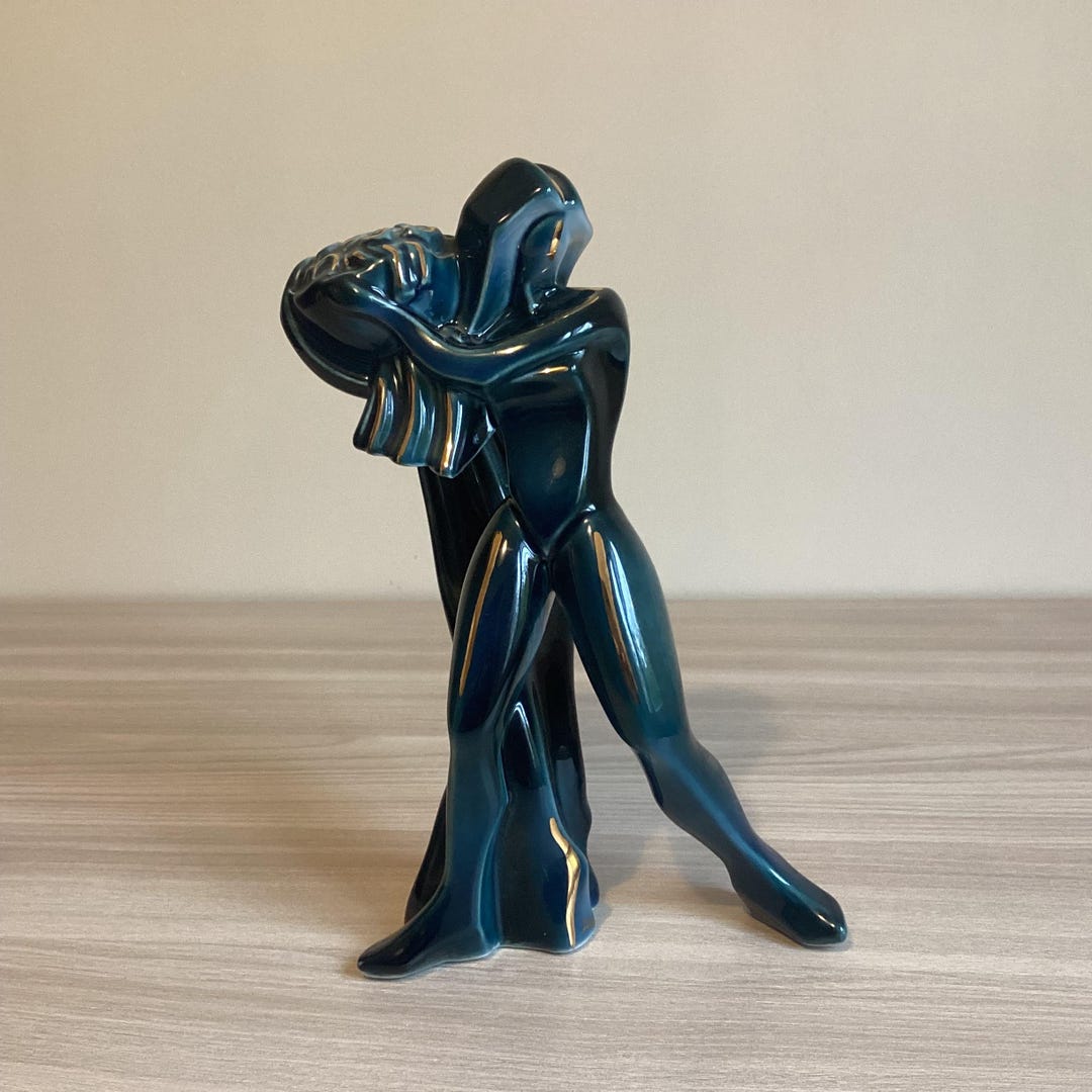 Rare Sculpture Figurine (1980s) Apulum Porcelain Hand Made - Etsy