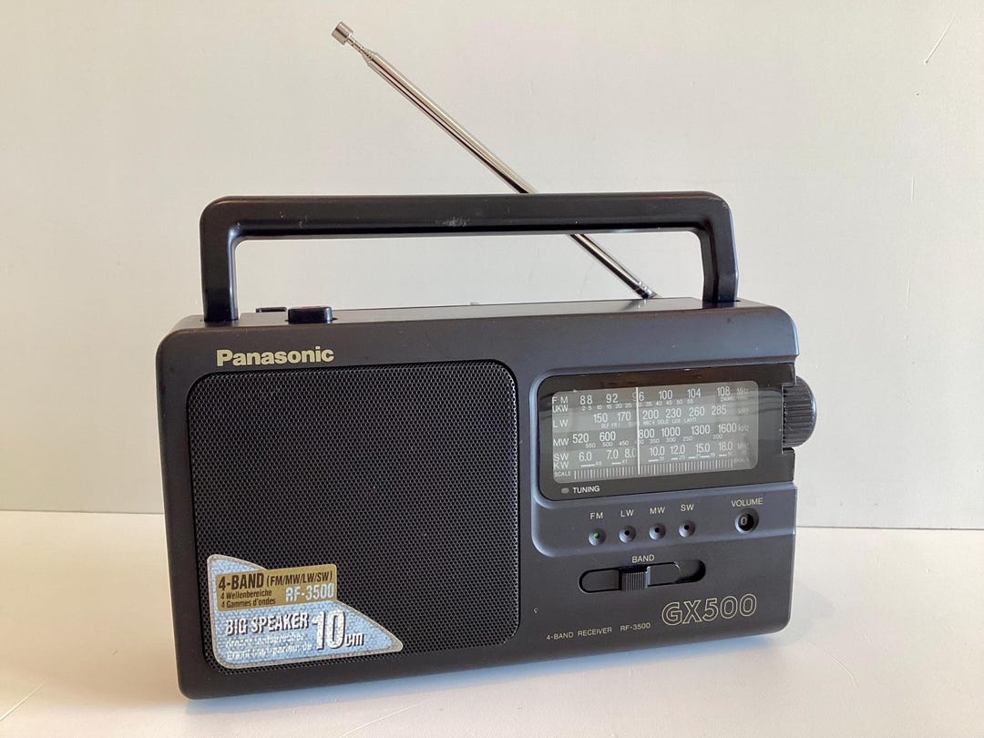 Vintage Radio Panasonic Matsushita GX500 RF-3500 (1995), Portable ...