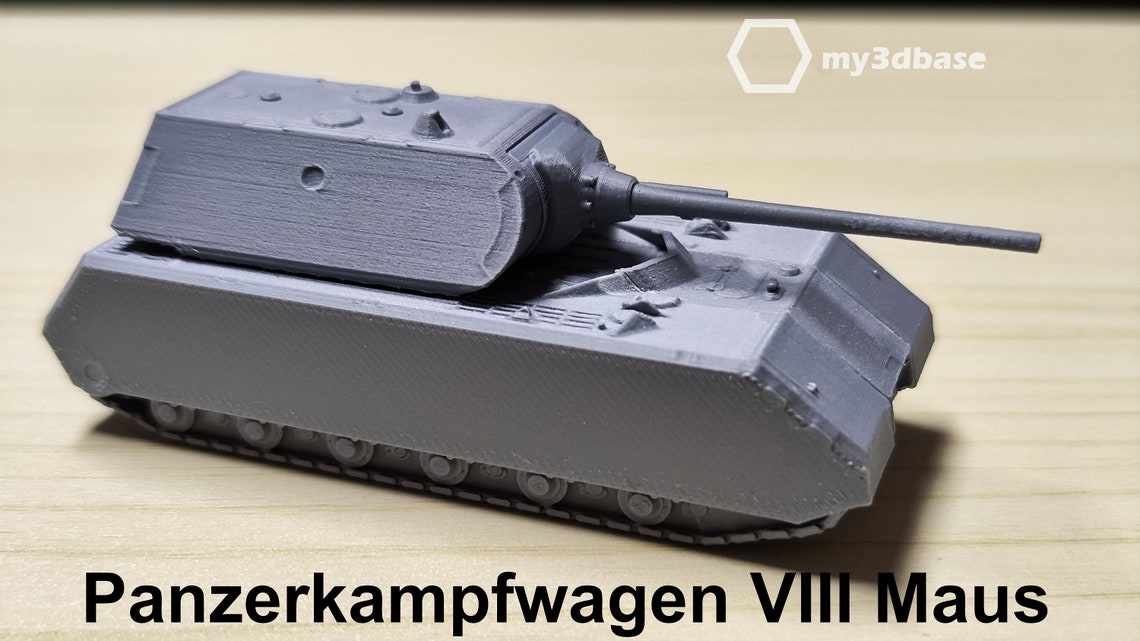 Panzerkampfwagen VIII Maus Model Kit, Scale 1/87 1/72 1/64 1/56 1/48 - Etsy