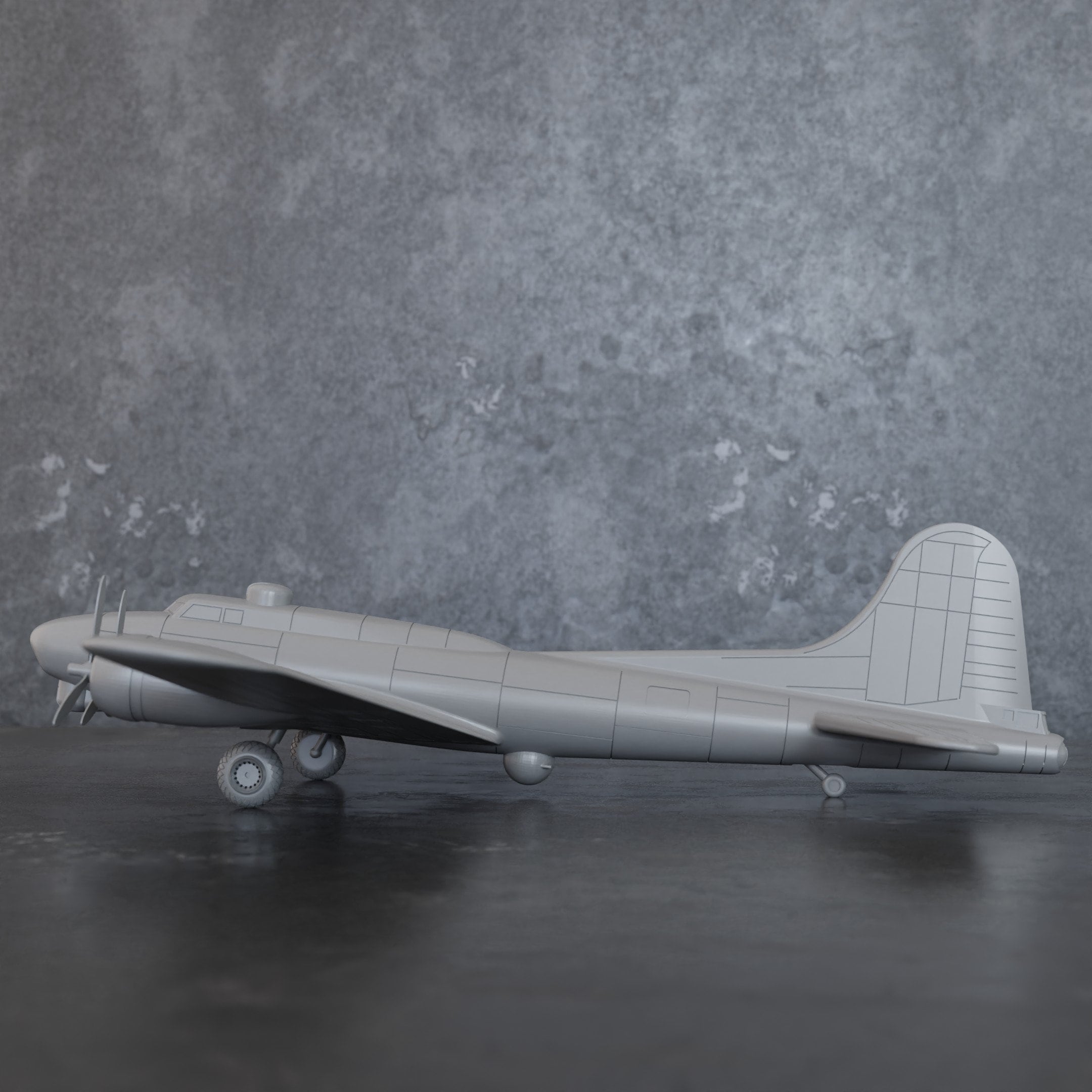 Boeing B-17 Scale 1/87 Model Kit. - Etsy