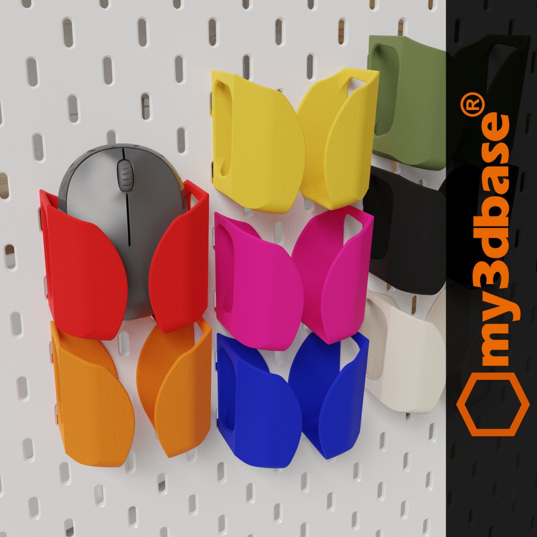 Ikea Pegboard Compatible Accessories Mouse/keyboard Mount/penholder/ps4 ...