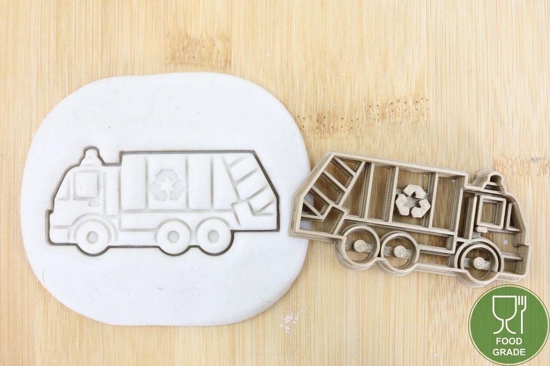 Diameter 5-10cm Garbage Truck / Recycling Biscuit Stamp / Cookie Cutter ...