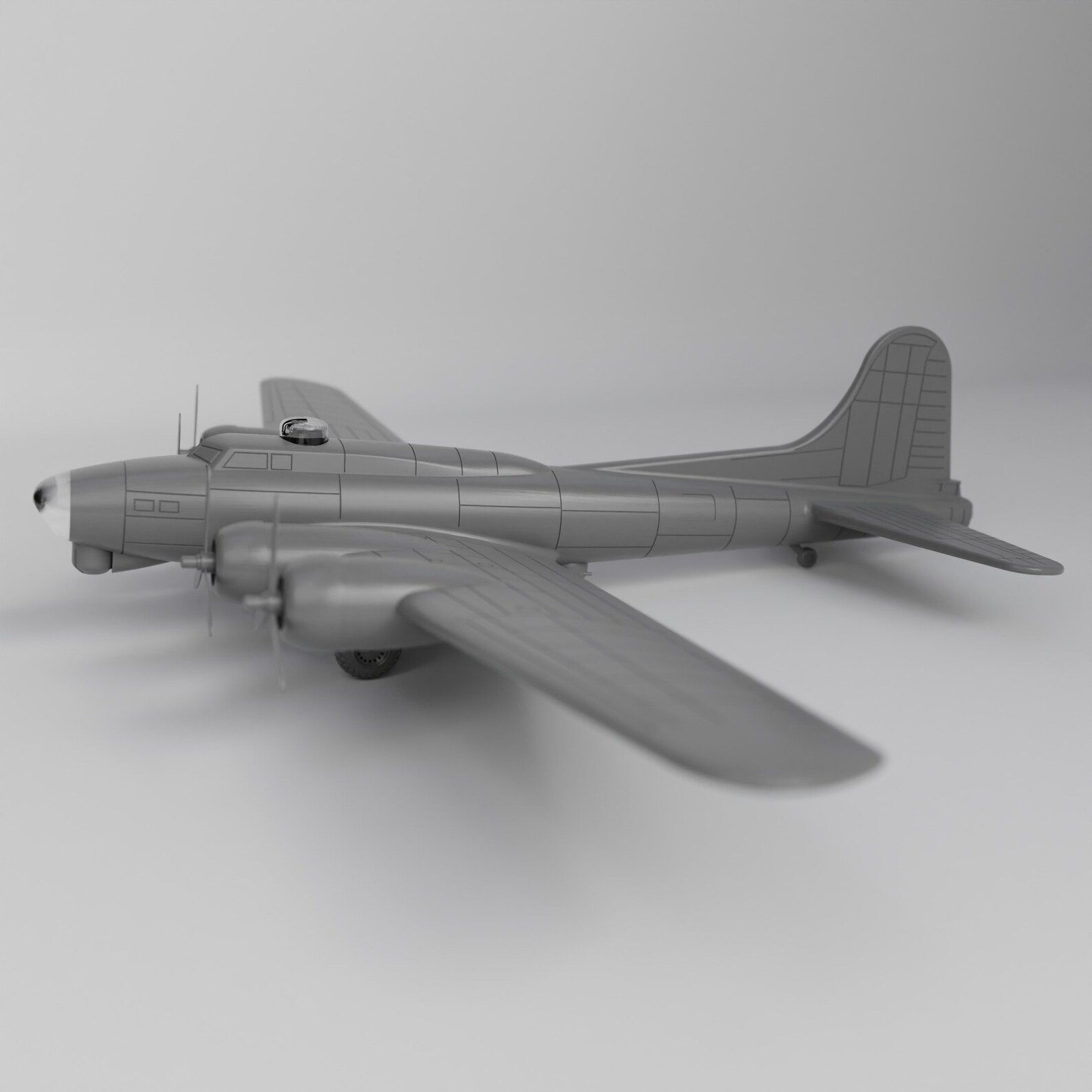 Boeing B-17 Scale 1/87 Model Kit. - Etsy
