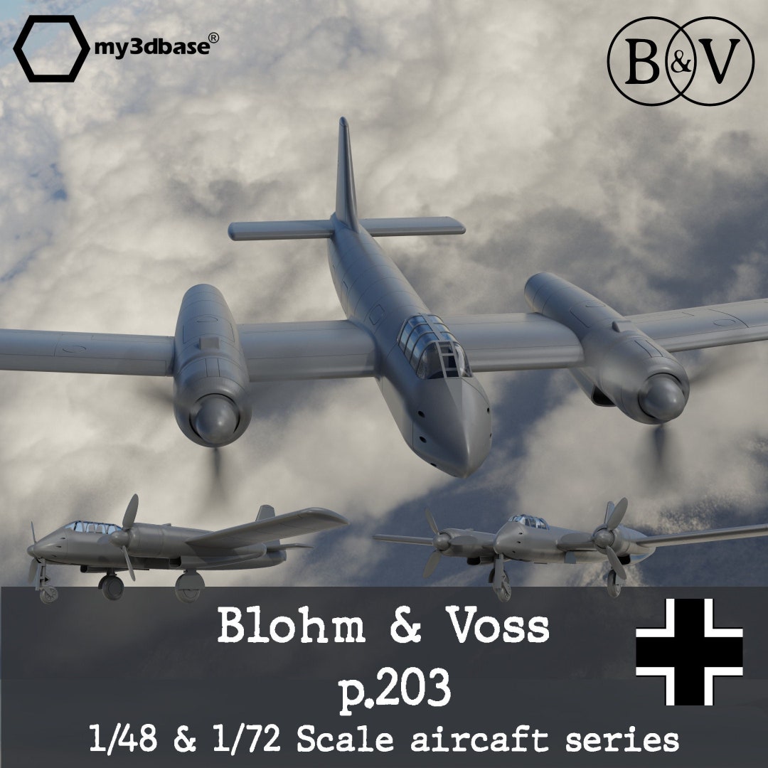 Blohm & Voss P.203 Scale 1/48 or 1/72 Model Kit. - Etsy Australia
