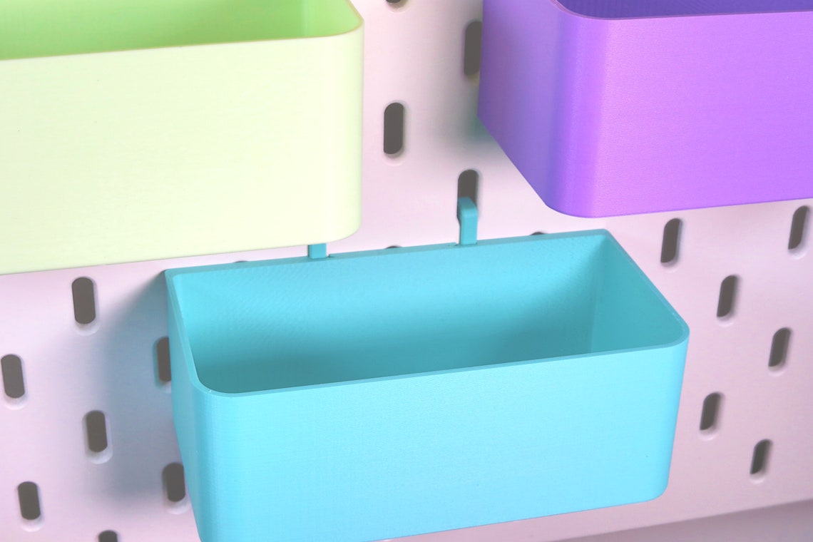 Pastel Storage Box for Skadis Pegboard Several Sizes and - Etsy