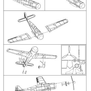 FW-190 Scale 1/87 Model Kit. - Etsy