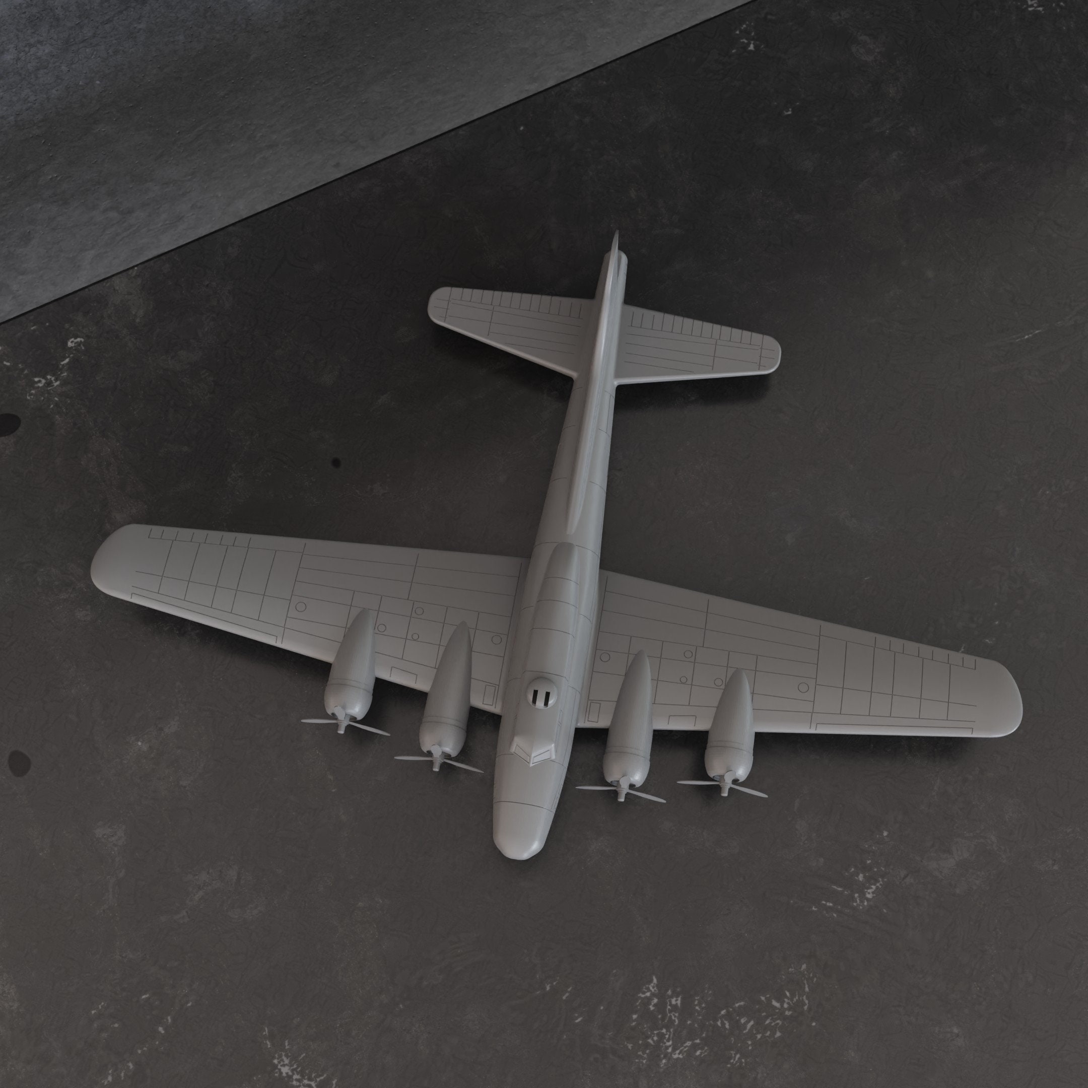 Boeing B-17 Scale 1/87 Model Kit. - Etsy