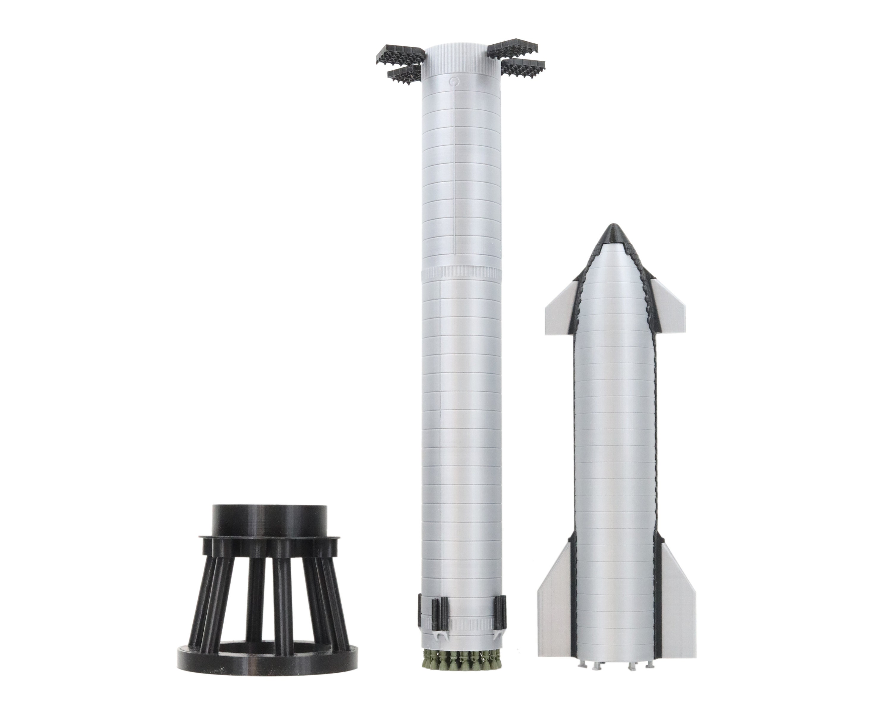 1/200 or 1/144 Scale STARSHIP SN20 + Super Heavy Booster Spacex Model ...