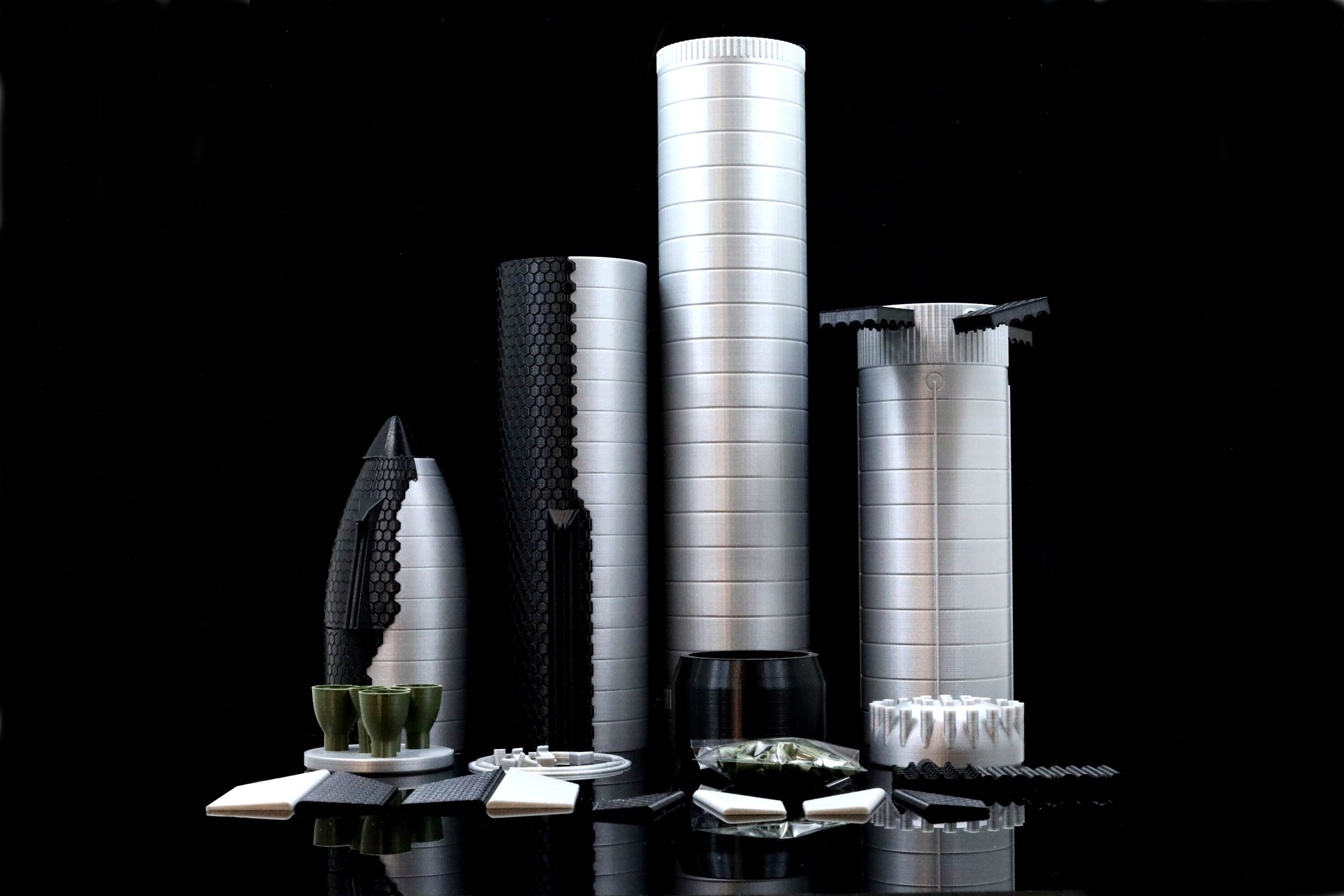 1/200 or 1/144 Scale STARSHIP SN20 + Super Heavy Booster Spacex Model ...