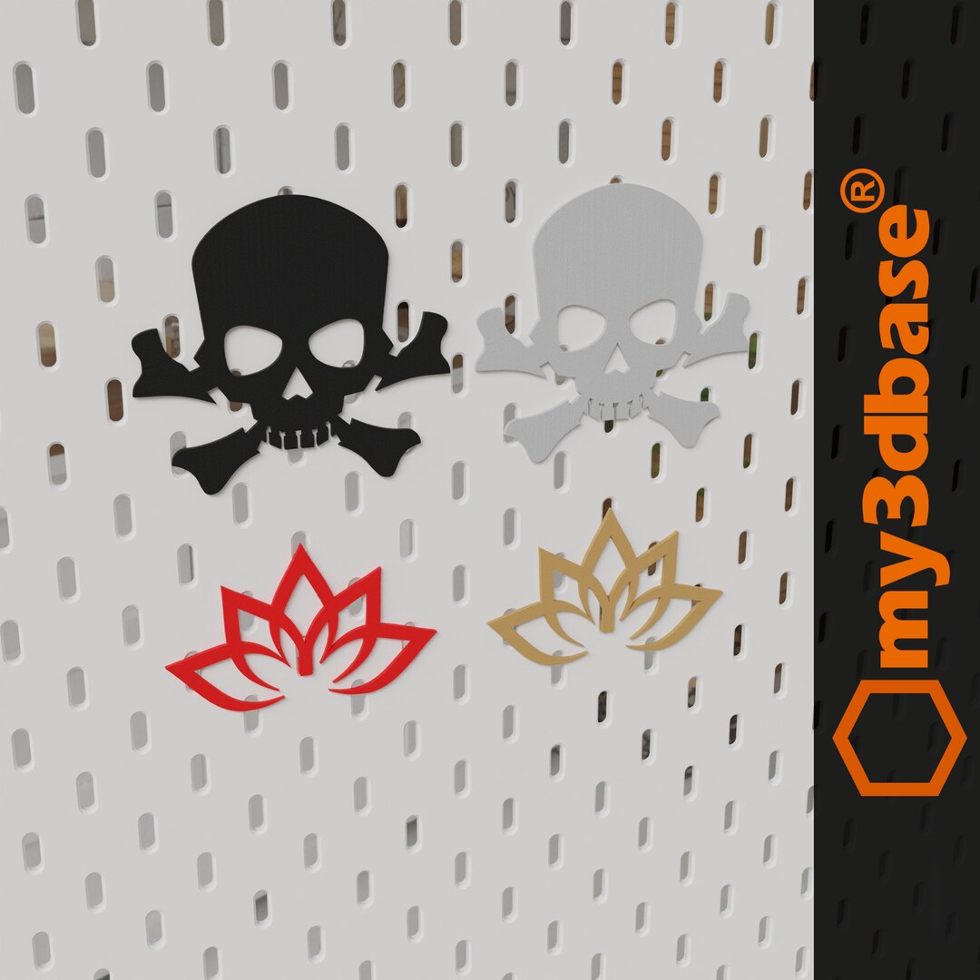 Deko Plates for Skadis: Ikea Pegboard Compatible - Etsy