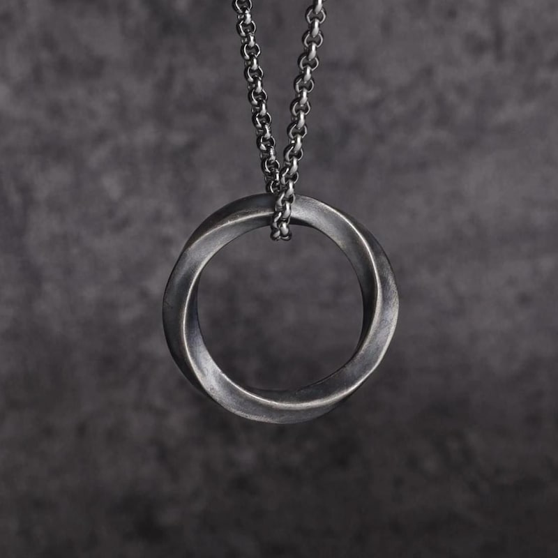 Sterling Pendant Mobius - Etsy UK