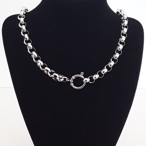 Bolt ring necklace store
