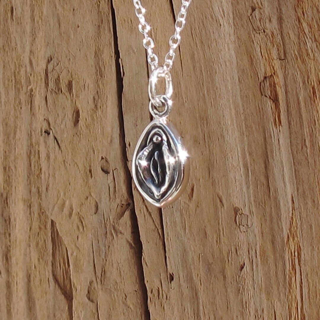 Yoni Pendant Necklace Sterling Silver Vagina Goddess Feminine Energy ...