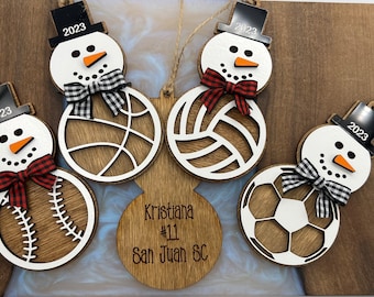 Wooden Bocce Ball Ornament - Etsy