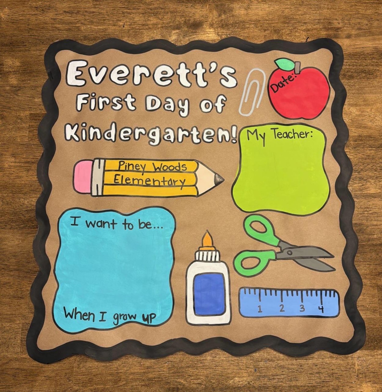 Hand Painted Custom Back to School Banner - Etsy