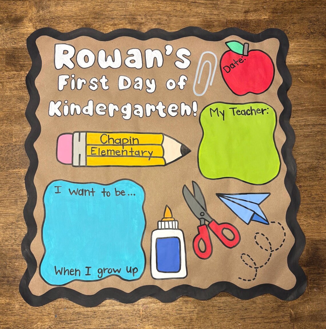 Hand Painted Custom Back to School Banner - Etsy
