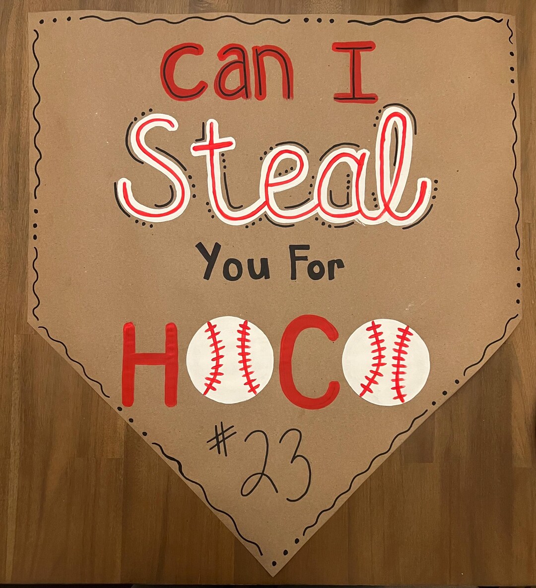 Hand Painted Custom Hoco Proposal - Etsy