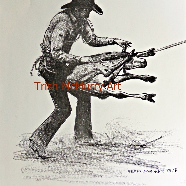 Calf Roping - Etsy