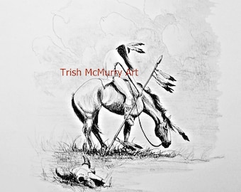 End of Trail Print - Etsy