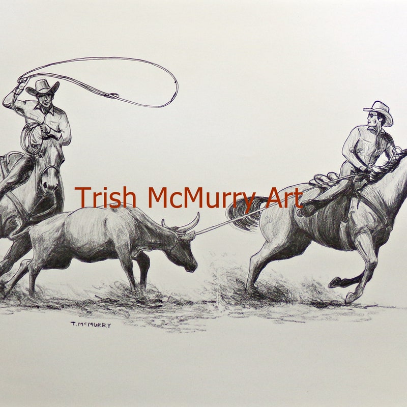 Team Roping - Etsy