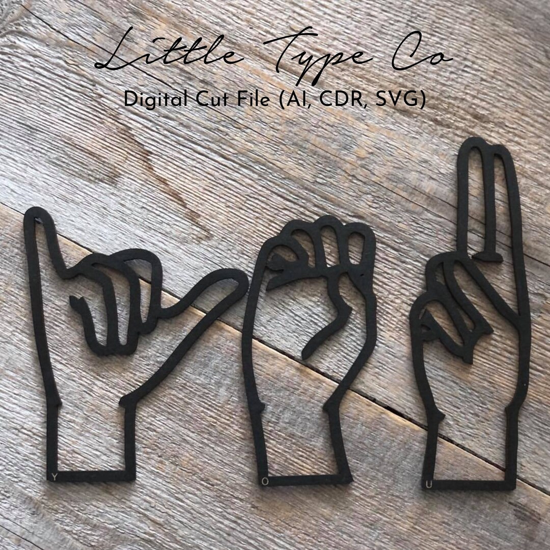 Digital Little Type Co Giant Letterboard Cut File .svg .aii - Etsy