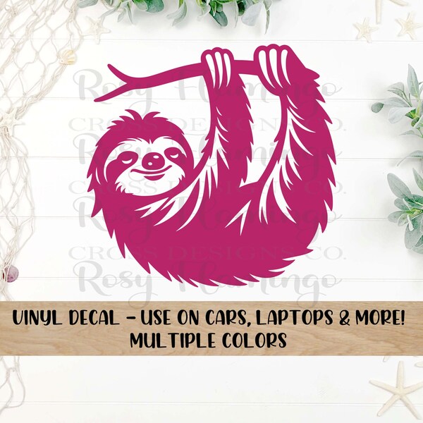 Sloth Sticker - Etsy
