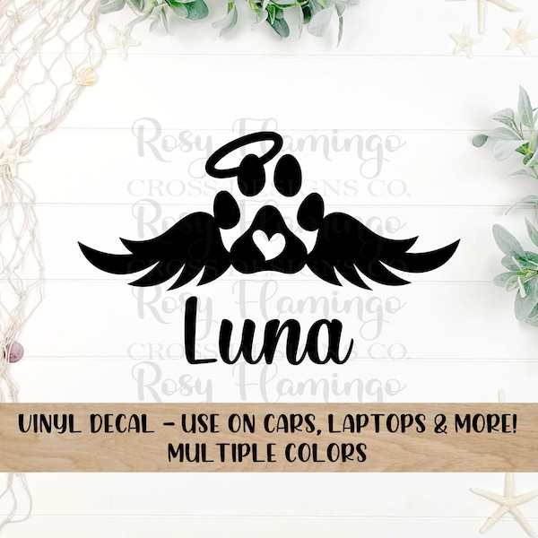 Dog Memorial Decal - Etsy