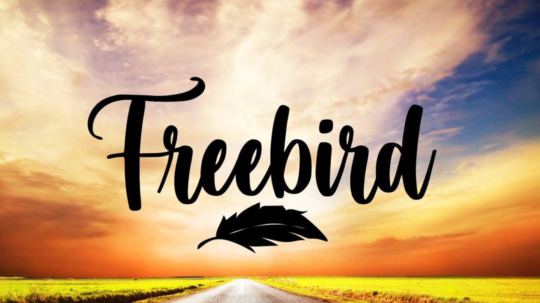 Freebird Decal Free Bird Sticker Adventure Car Decal - Etsy