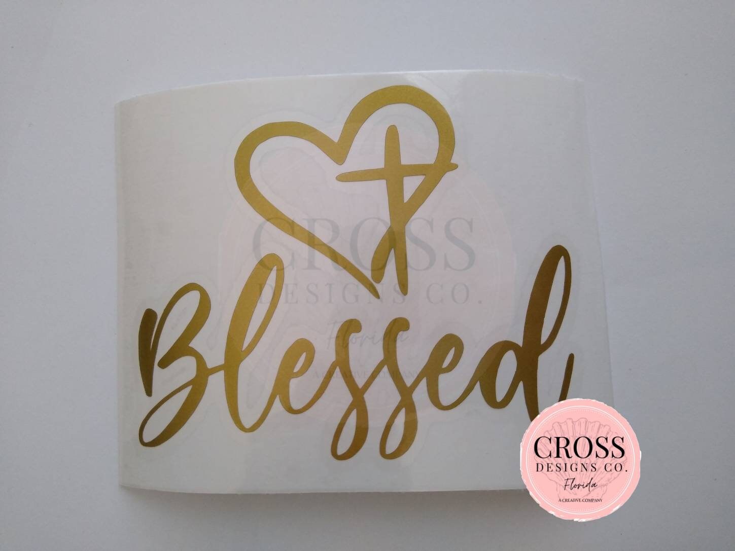 Blessed Sticker Blessed Life Decal Christian Car Decal | Etsy
