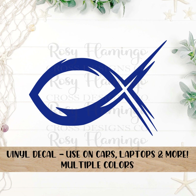 Jesus Fish Decal - Etsy