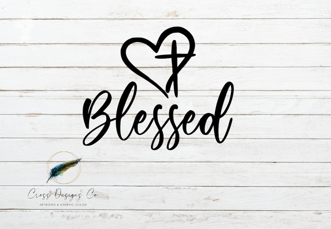 Blessed Sticker Blessed Life Decal Christian Car Decal | Etsy