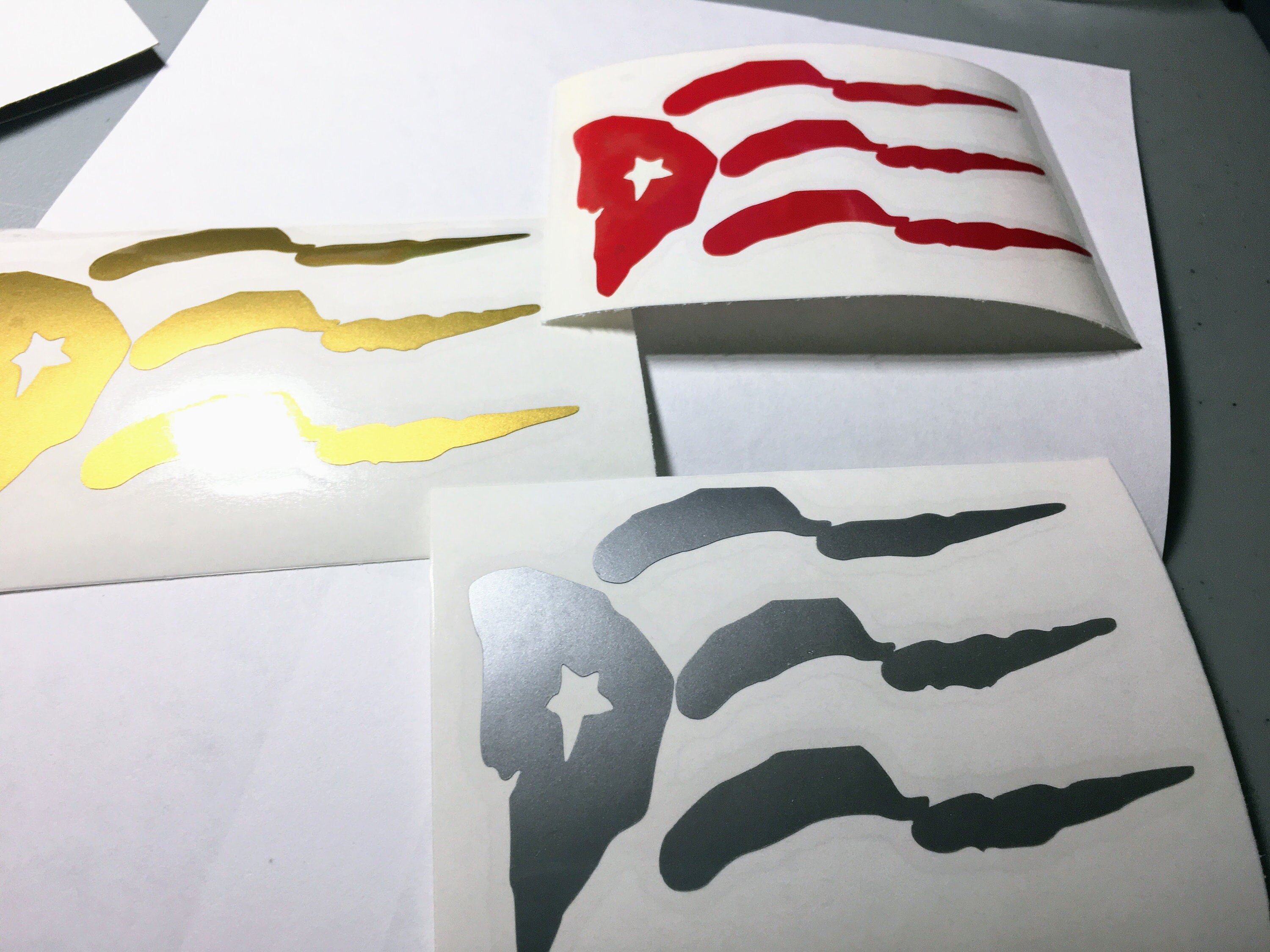 Puerto Rico Flag Decal Sticker, Puerto Rico Decal, Puerto Rican Flag ...
