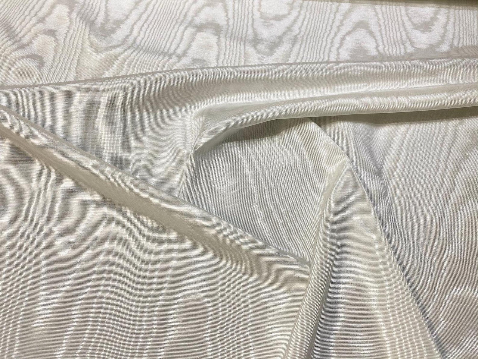 Whole Piece-Natural Color Moire On Fine Cotton Blend 7/8 | Etsy