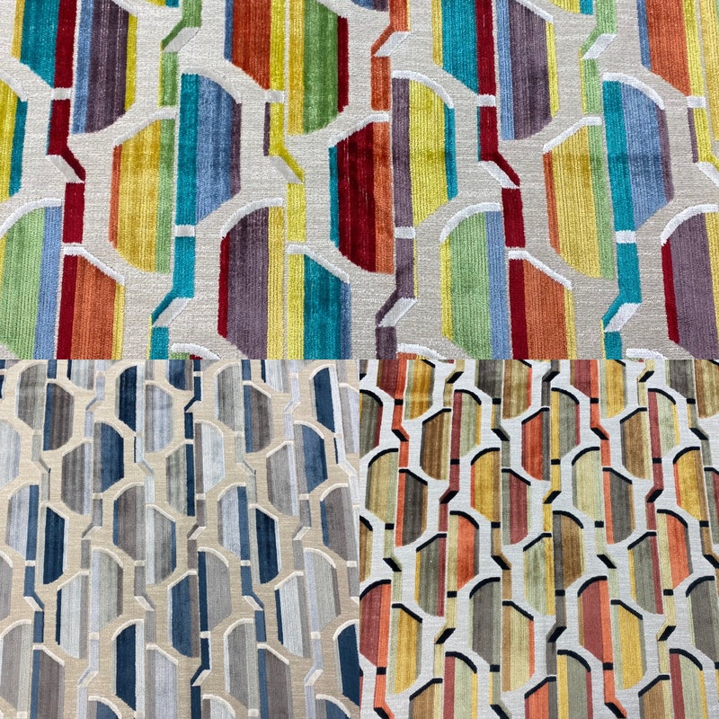 Mid Century Modern Fabric - Etsy